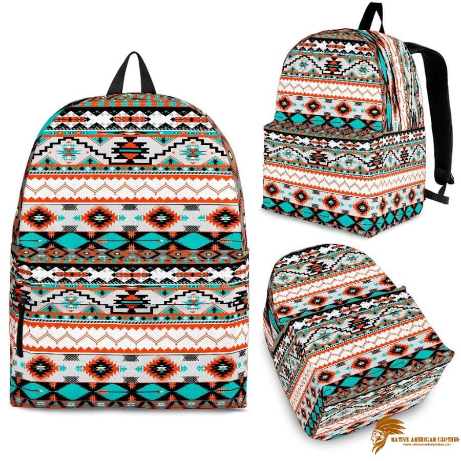 Native Border Patterns Native American Backpack BACNAT020 ...